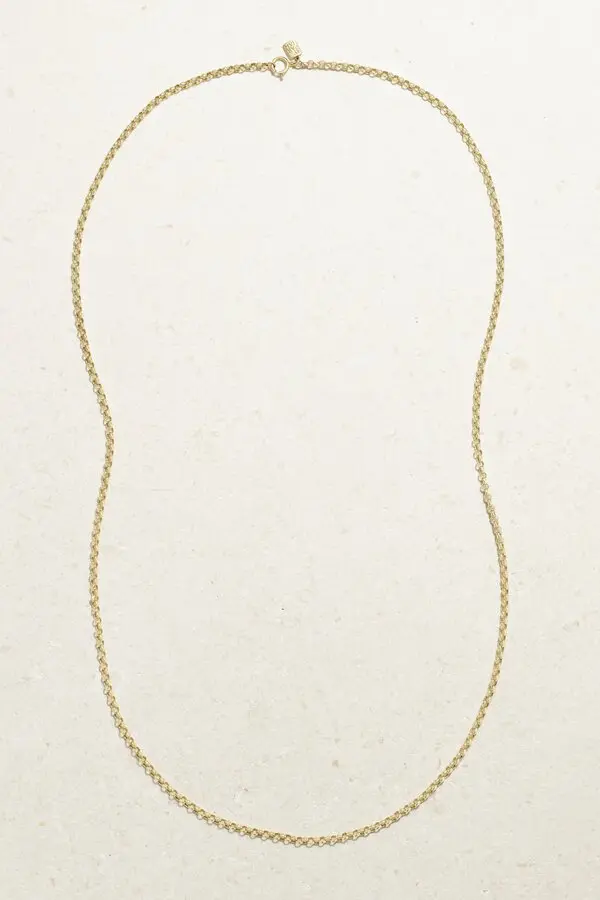 BY PARIAH Net Sustain 14-karat Recycled Belcher Chain Necklace - Gold