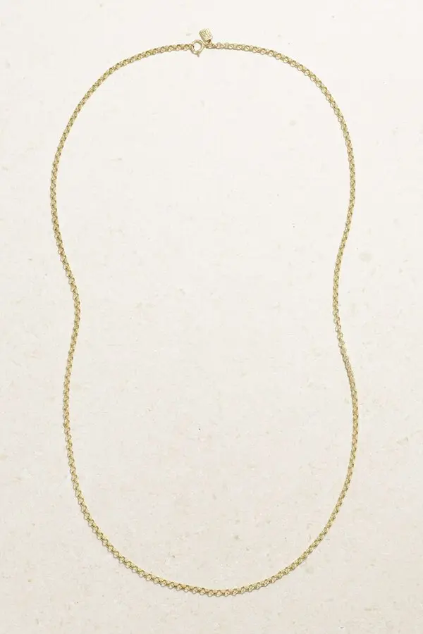 BY PARIAH Net Sustain 14-karat Recycled Belcher Chain Necklace