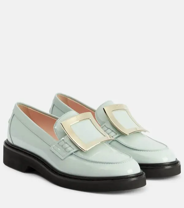 ROGER VIVIER Viv' Rangers Loafers - Blue
