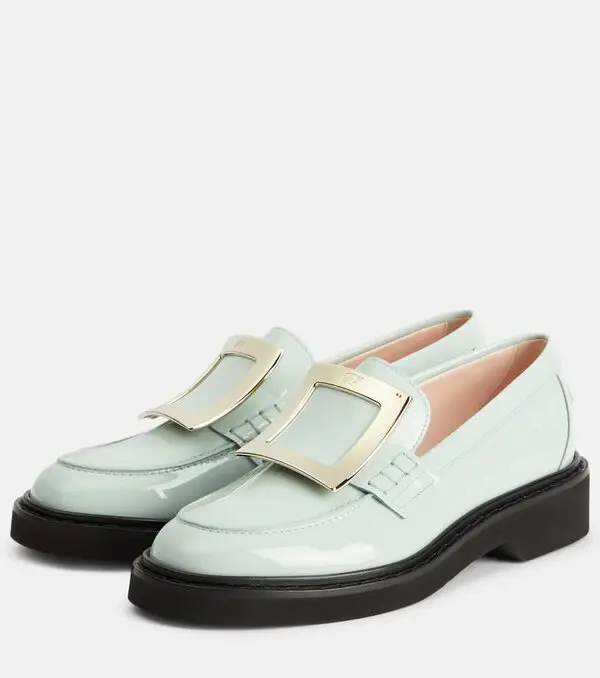 ROGER VIVIER Viv' Rangers Loafers - Blue
