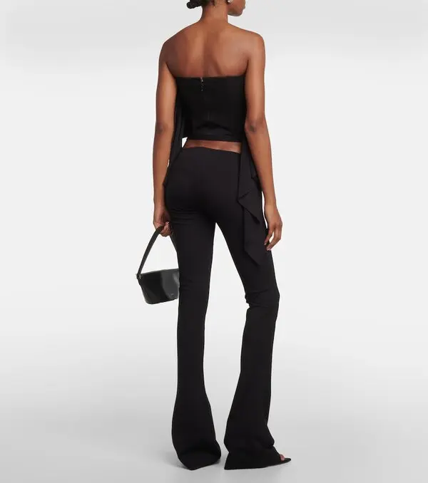 Attico Cutout Flared Pants