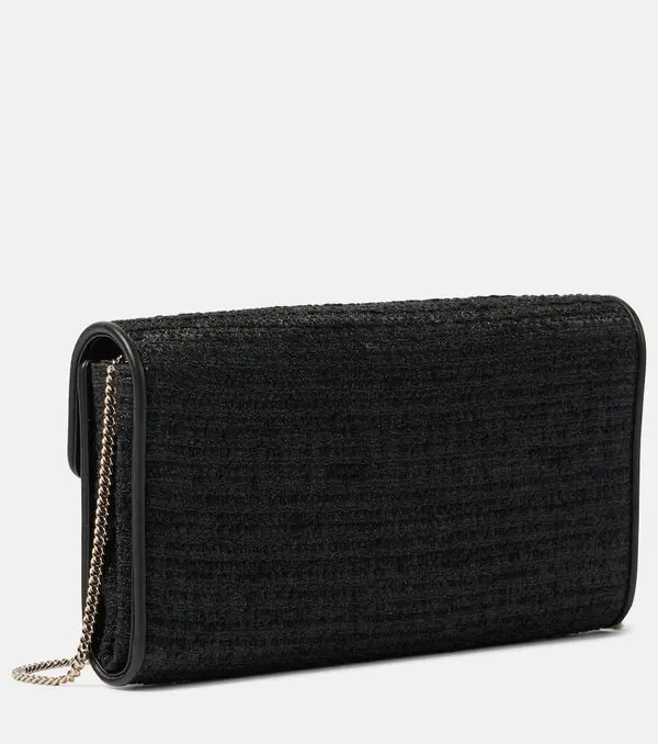 ROGER VIVIER Bouquet Mini Tweed Clutch