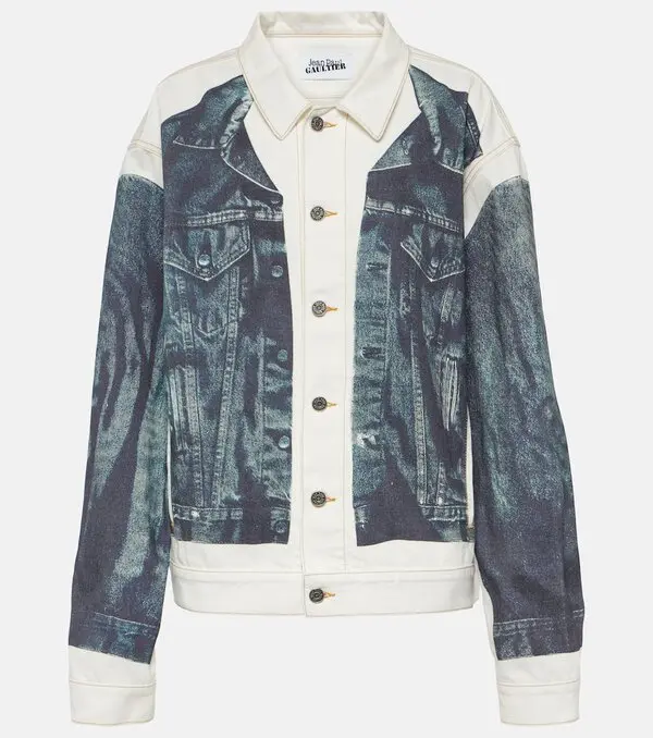 JEAN PAUL GAULTIER Tattoo Denim Jacket - Multicoloured