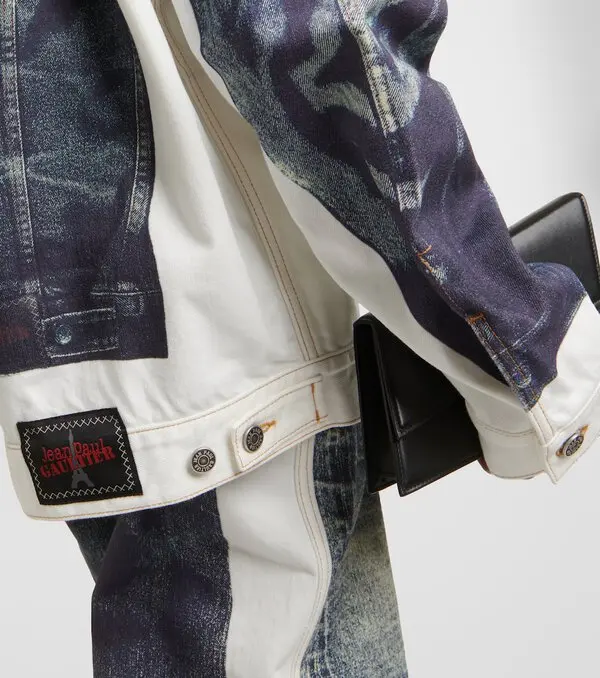 JEAN PAUL GAULTIER Tattoo Denim Jacket
