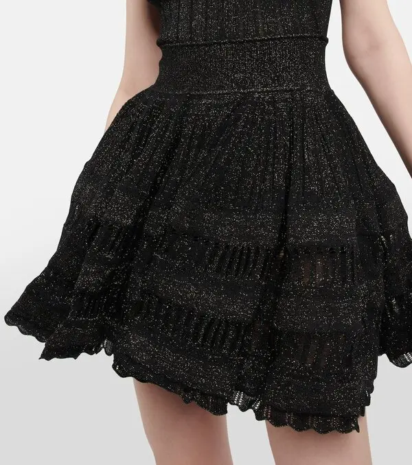 Alaïa Crinoline Wool-blend Mini Dress