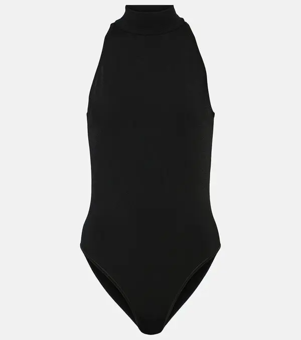 Alaïa Halterneck Bodysuit - Black