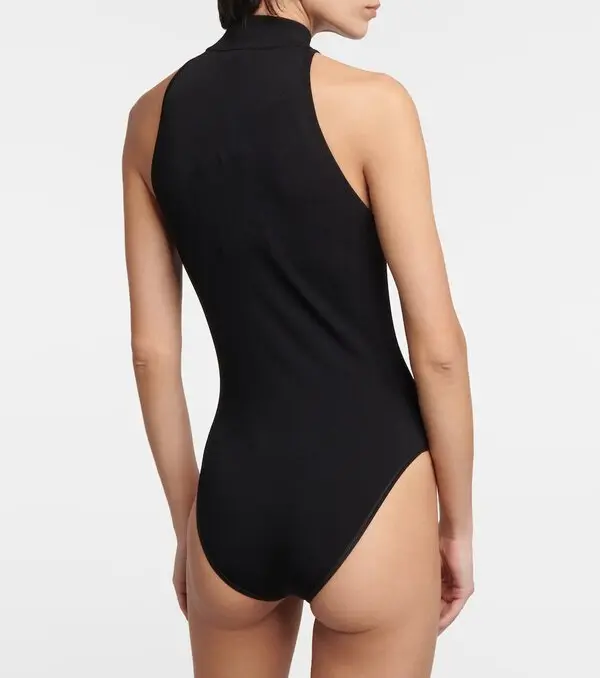 Alaïa Halterneck Bodysuit - Black