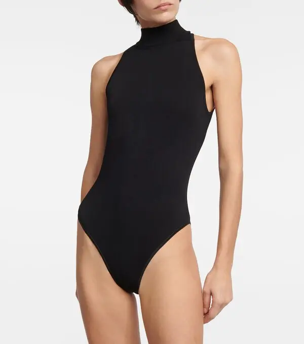 Alaïa Halterneck Bodysuit - Black