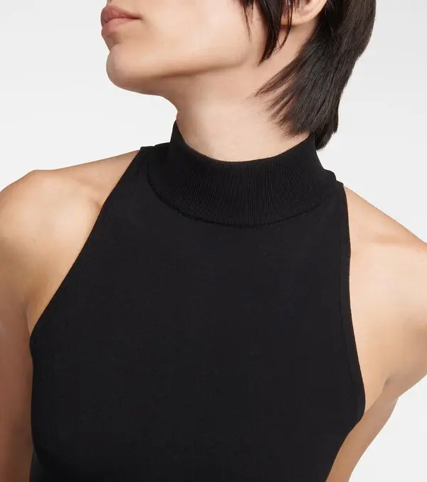 Alaïa Halterneck Bodysuit - Black