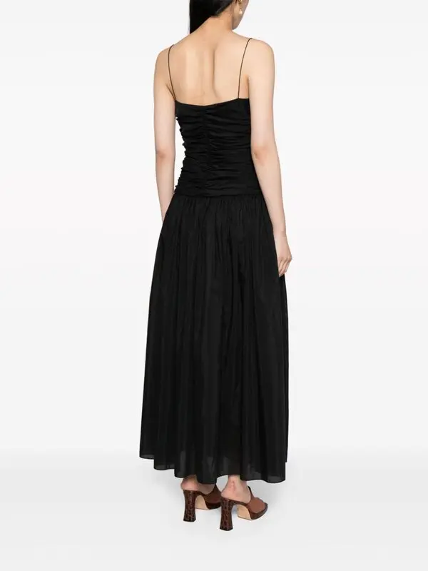 Matteau Drop-waist Gathered Dress