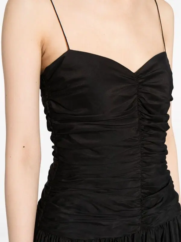 matteau gathered drop waist dress Matteau Gathered Drop Waist Dress Dresses Green main image 1
