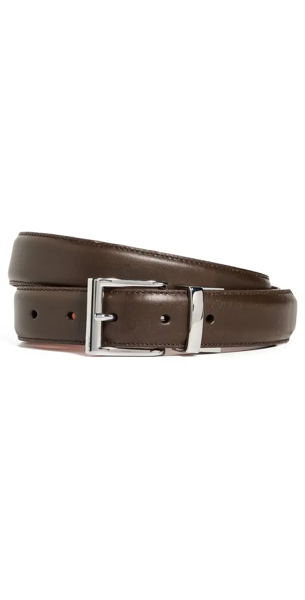 Ralph Lauren Reversible Leather Belt - Brown/cognac
