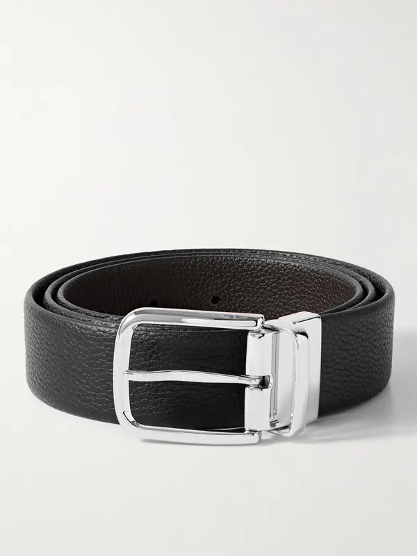 Anderson's 3.5cm Reversible Full-grain Leather Belt