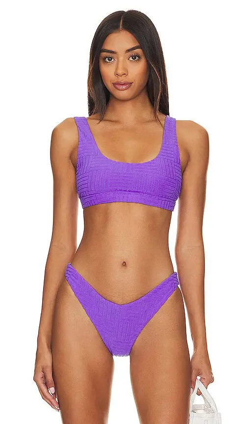 Beach Riot Peyton Bikini Top - Ultra Violet