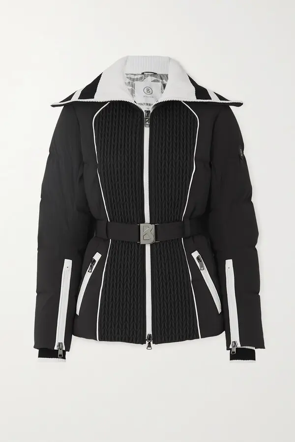 Bogner Polly Belted Quilted Padded Ski Jacket