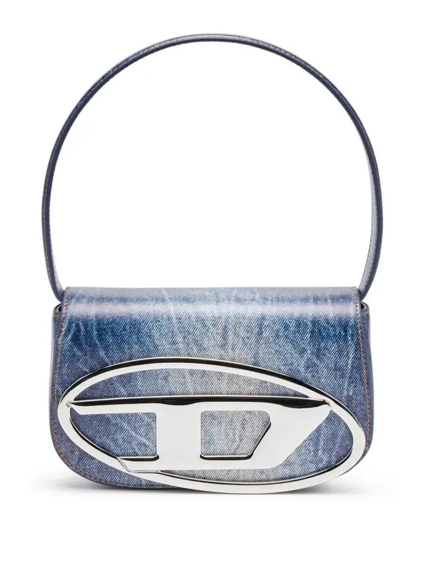 DIESEL® Leather Shoulder Bag - Blue