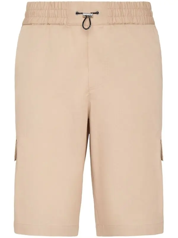 Philipp Plein Toggle-fastened Cargo Shorts - Neutrals