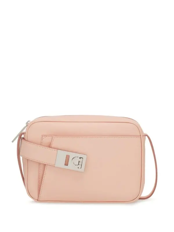 FERRAGAMO Small Leather Camera Bag - Pink