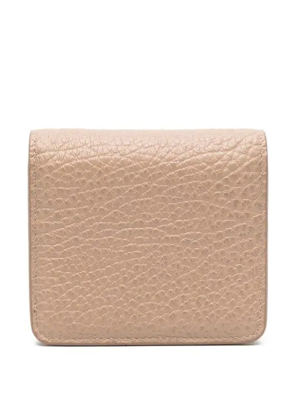 MAISON MARGIELA Logo-embroidered Wallet-on-chain - Neutrals
