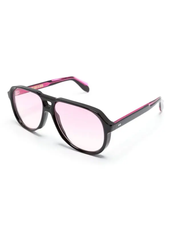 CUTLER & GROSS 9782 Navigator-frame Sunglasses - Pink