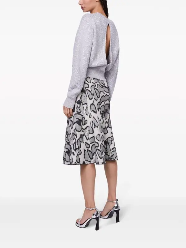 Stella McCartney Sequin-embellished Wool-blend Jumper - Grey