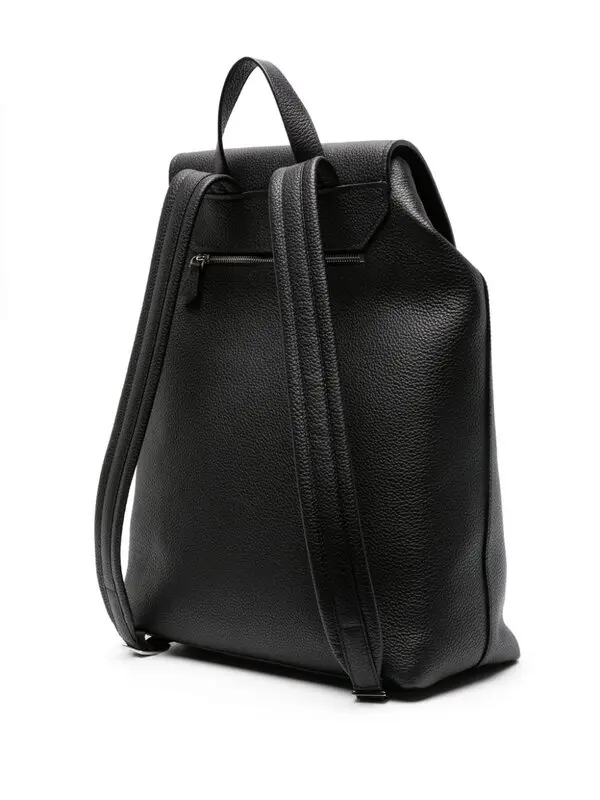 SERAPIAN Day Grained-leather Backpack