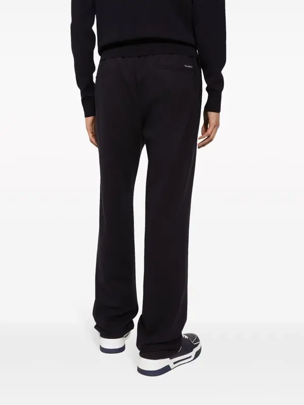 Dolce & Gabbana Pressed-crease Drawstring-waist Track Pants
