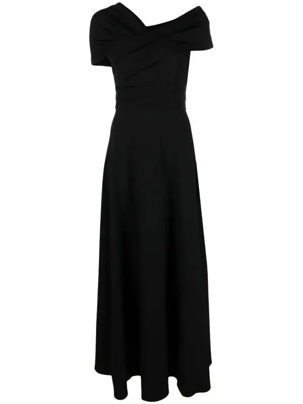Co Grecian Asymmetric Maxi Dress
