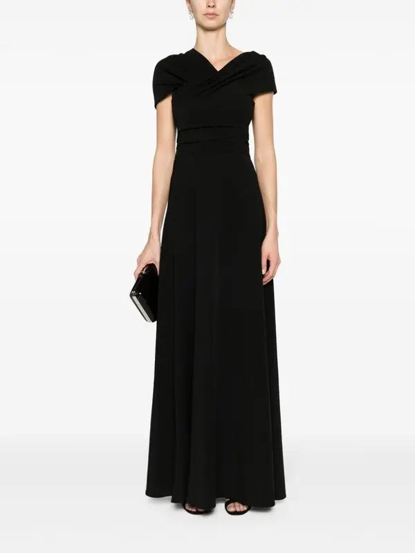 Co Grecian Asymmetric Maxi Dress