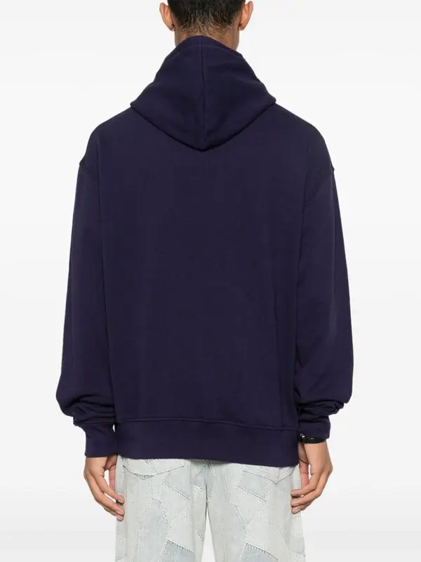 ICECREAM Cones And Bones Cotton Hoodie - Blue