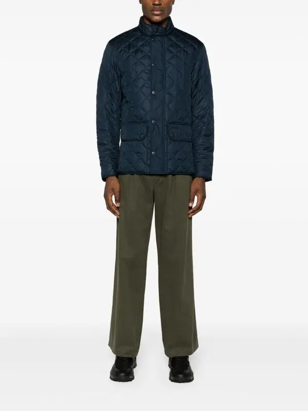 Barbour Button-up Quilted Jacket - Blue