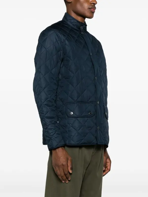 Barbour Button-up Quilted Jacket - Blue