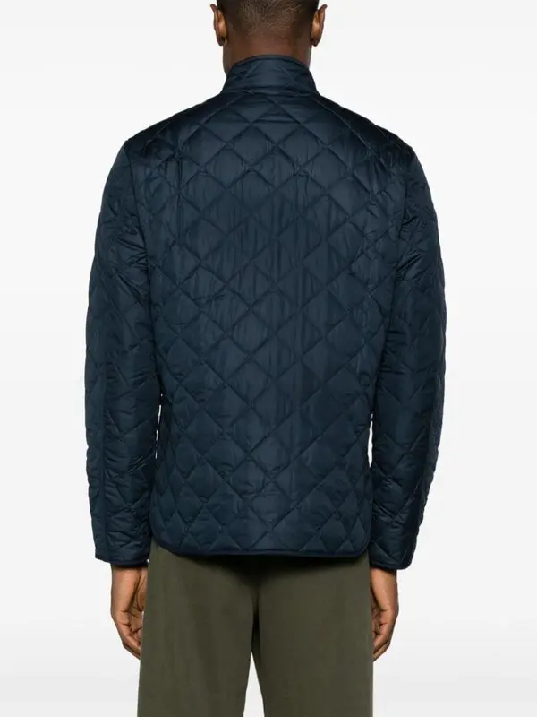 Barbour Button-up Quilted Jacket - Blue