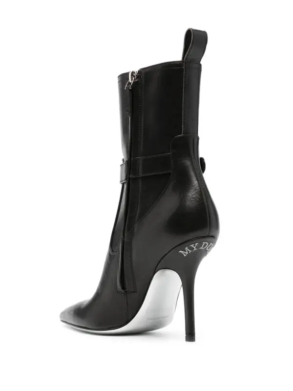 Dsquared2 120mm Leather Boots