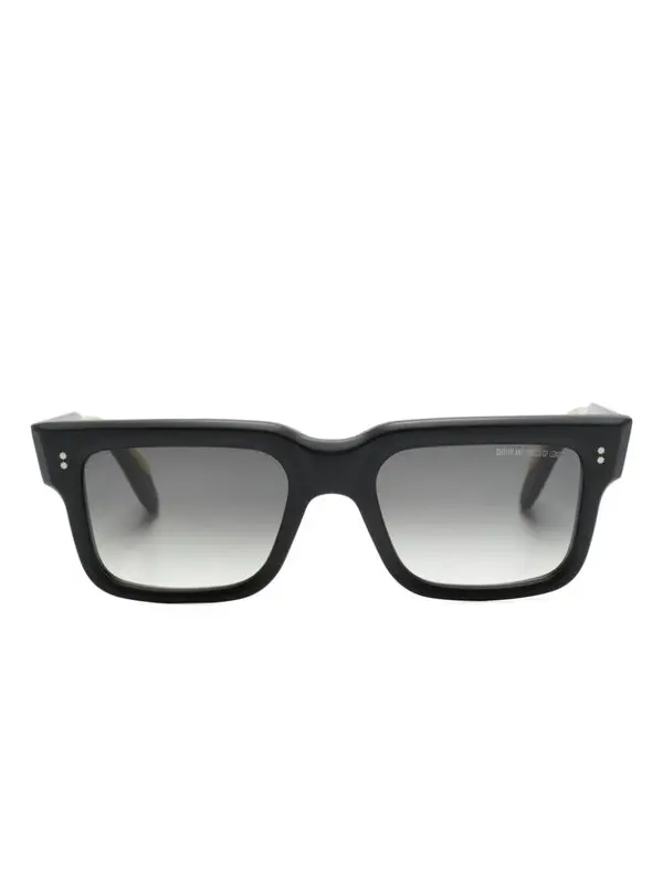 CUTLER & GROSS 1403 Square-frame Sunglasses - Black