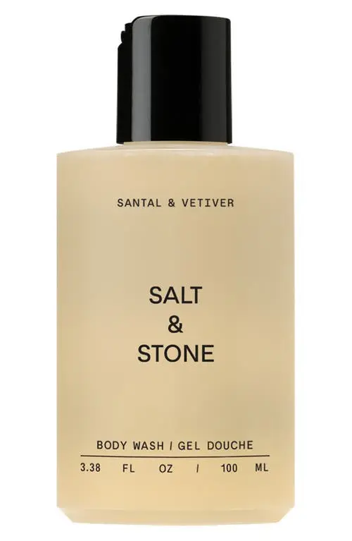 SALT & STONE Santal & Vetiver Body Wash - Travel