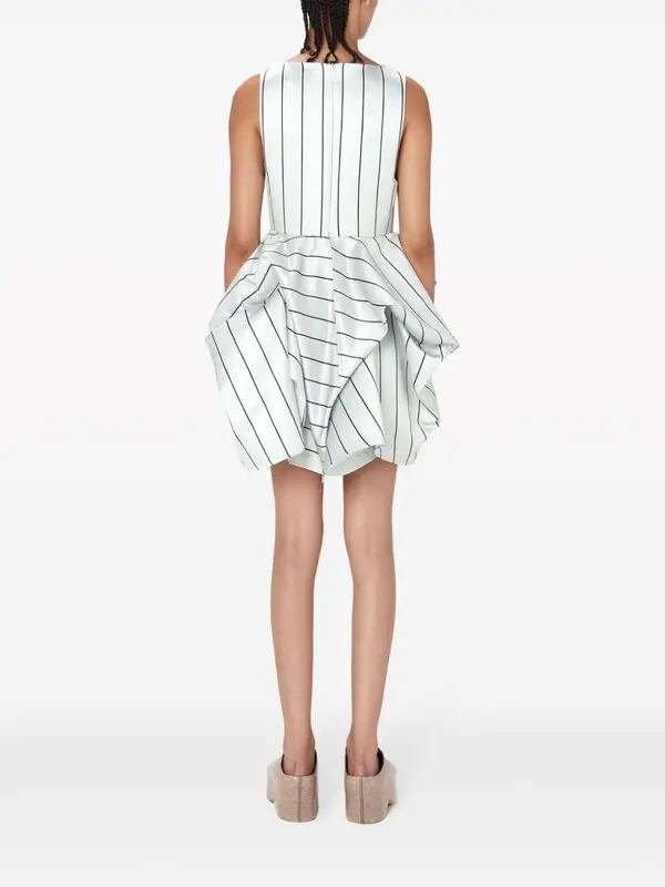 JW Anderson Sleeveless Peplum Minidress - Grey