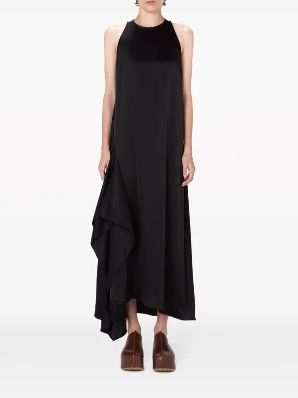 JW Anderson Sleeveless Draped Midi Dress