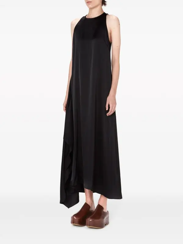 JW Anderson Sleeveless Draped Midi Dress