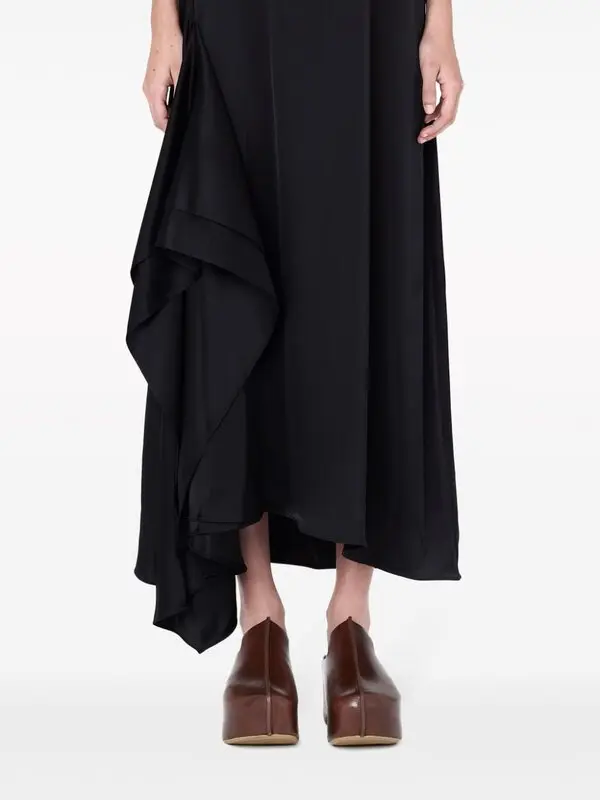 JW Anderson Sleeveless Draped Midi Dress