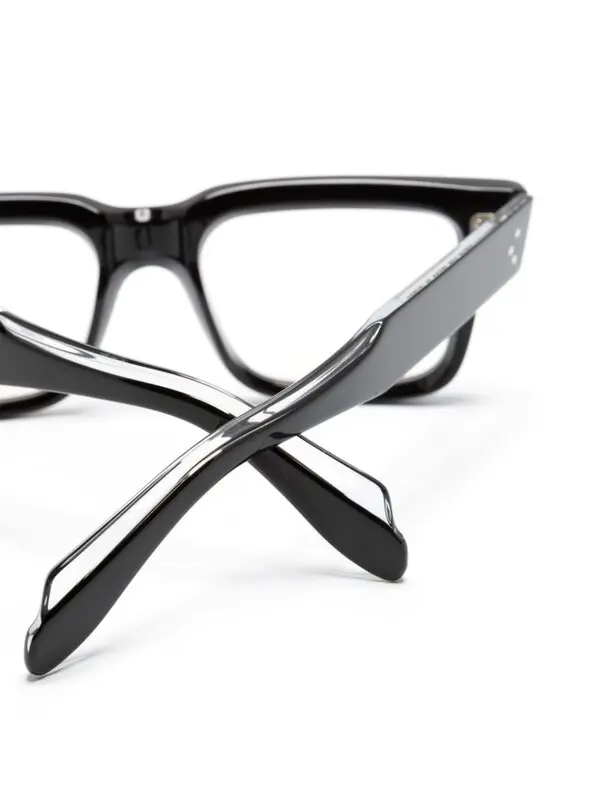 CUTLER & GROSS 1403 Square-frame Glasses - Black