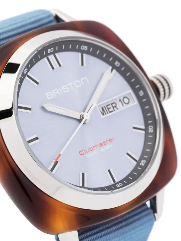 BRISTON Clubmaster Sport Hms Date 42mm - Blue