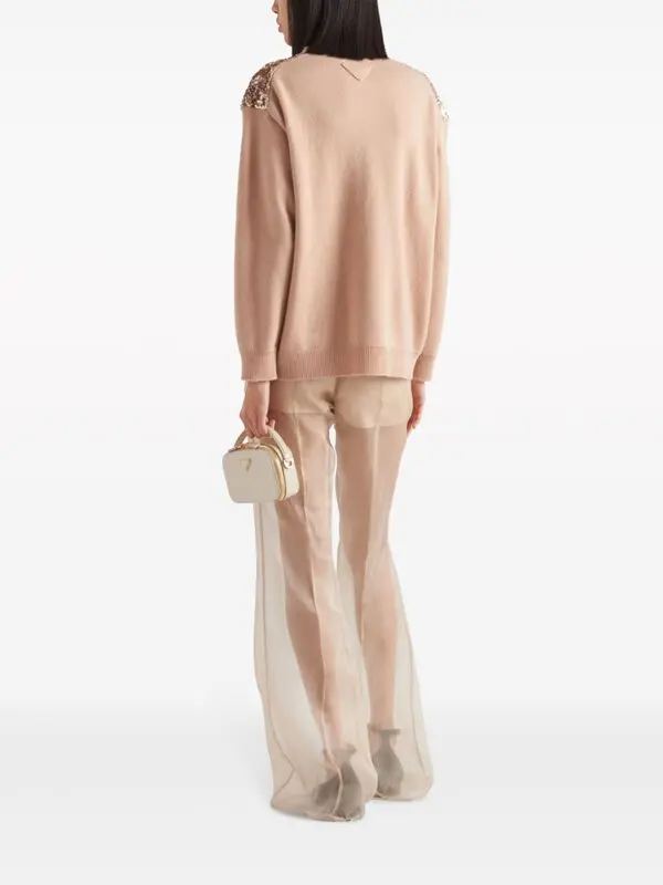 Prada Sequin-embellished Cardigan