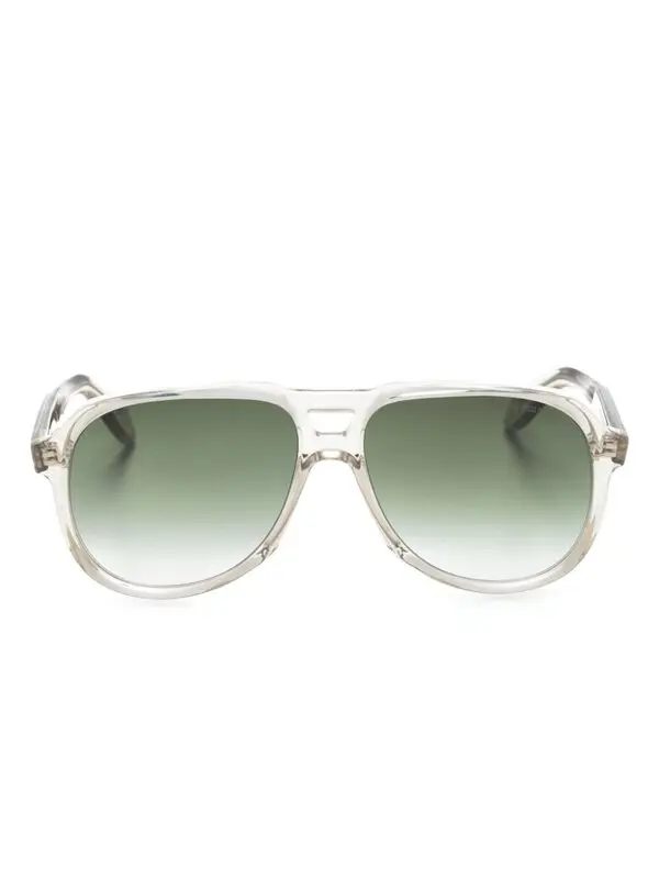 CUTLER & GROSS 9782 Navigator-frame Sunglasses - Neutrals