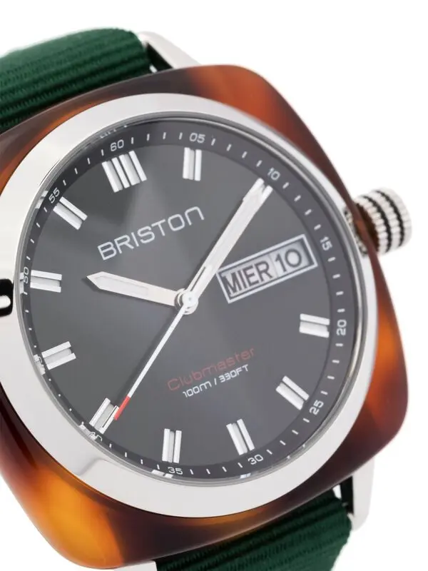 BRISTON Clubmaster Sport Hms Date 42mm - Green