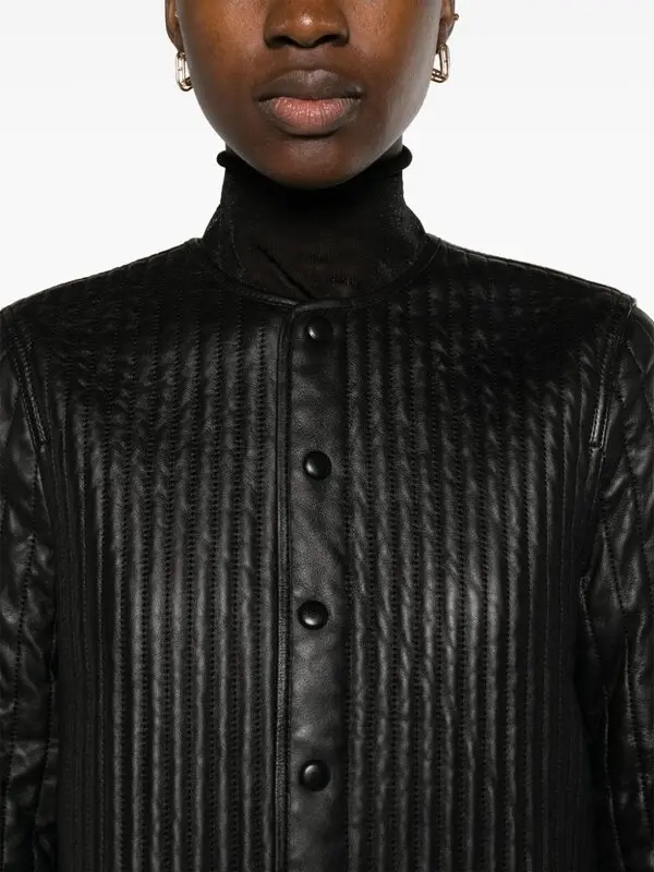 TOTEME Quilted Leather Jacket