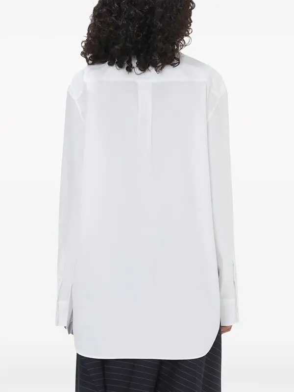 JW Anderson Draped Peplum Shirt - White