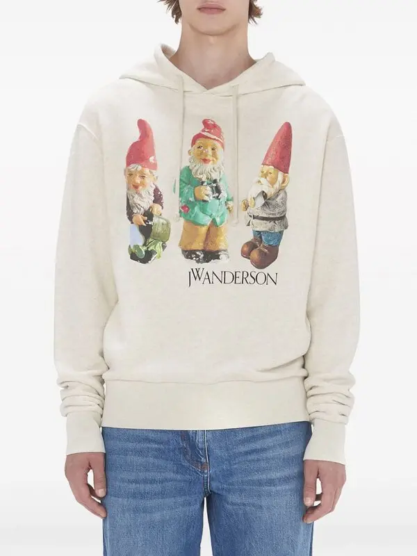 JW Anderson Gnome Trio Cotton Hoodie