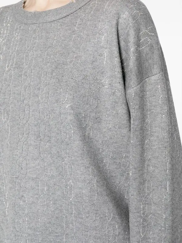 GROUND ZERO Graphic-print Jumper - Grey