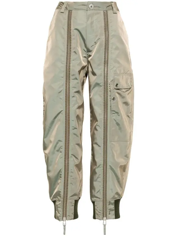 Vaquera Zip-detail Cropped Trousers